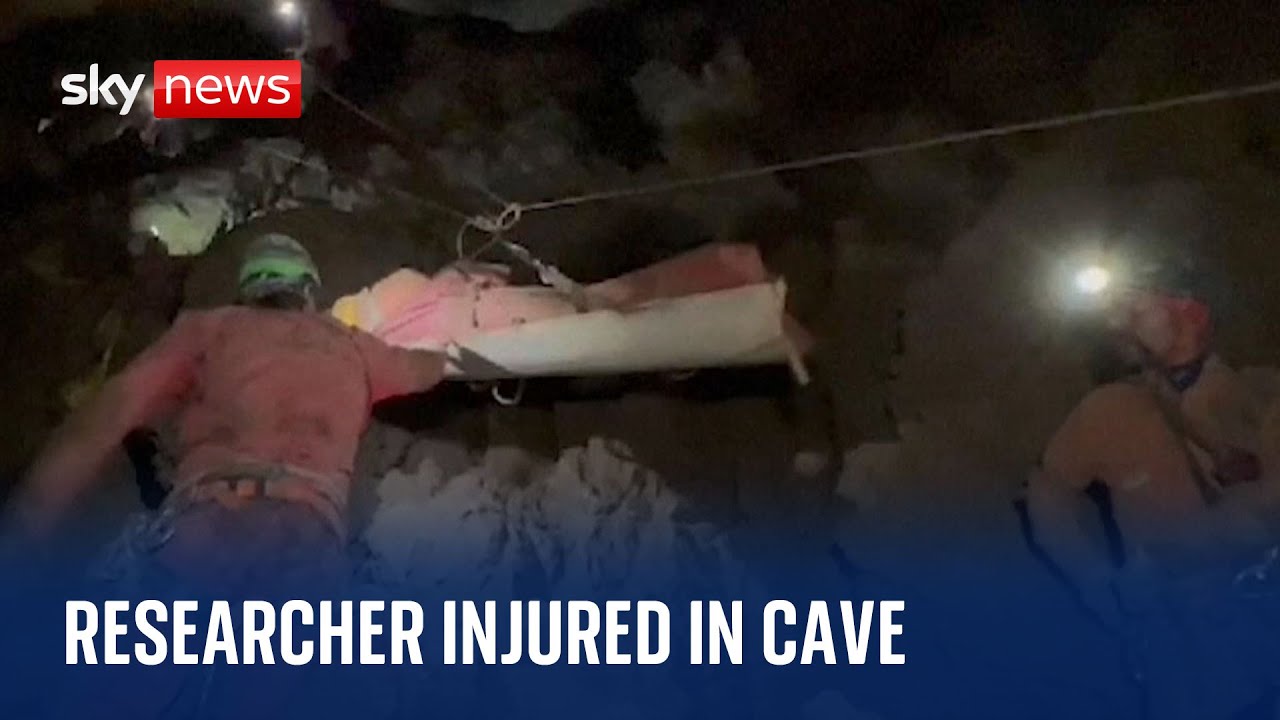 Turkish cave: Researcher Mark Dickey trapped in cave being moved to the ...