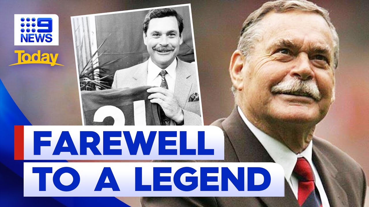 Football world mourns the loss of AFL legend Ron Barassi | 9 News ...