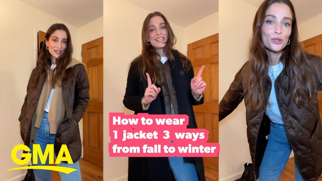 How to style 1 jacket 3 ways from fall to winter l GMA - The Global Herald