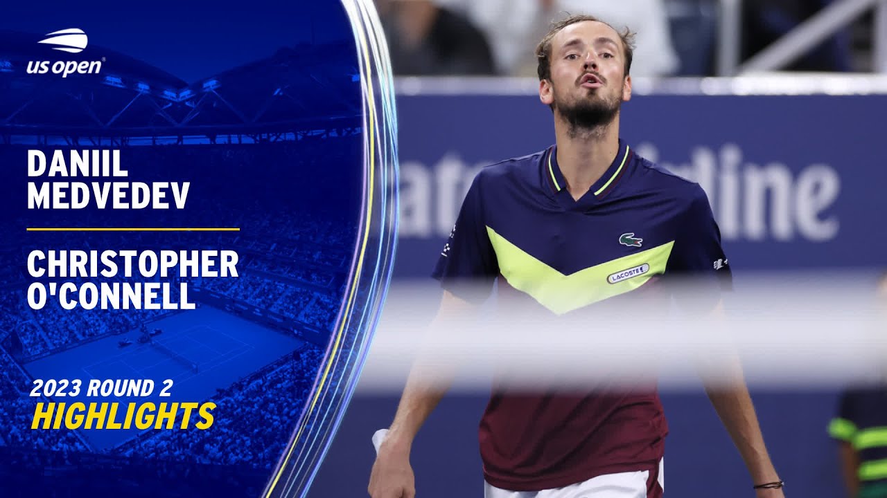 Daniil Medvedev vs. Christopher O'Connell Highlights | 2023 US Open ...