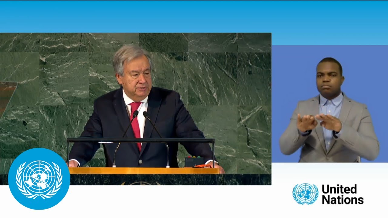 UN Chief on the opening plenary SDG Action Weekend, Mobilization Day ...
