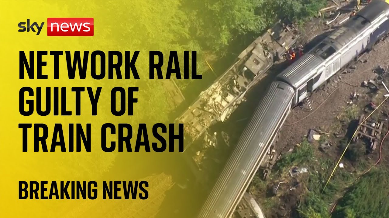 Network Rail pleads guilty over its involvement in train crash in Scotland which left three dead ...