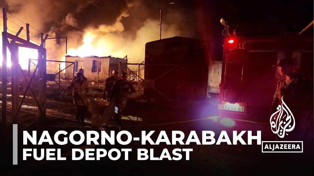 Nagorno-Karabakh fuel depot blast: Nearly 70 killed as thousands flee ...