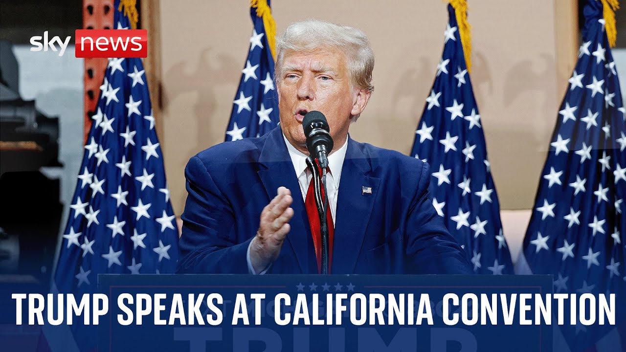 Watch live: Donald Trump speaks at Republican Convention in California ...