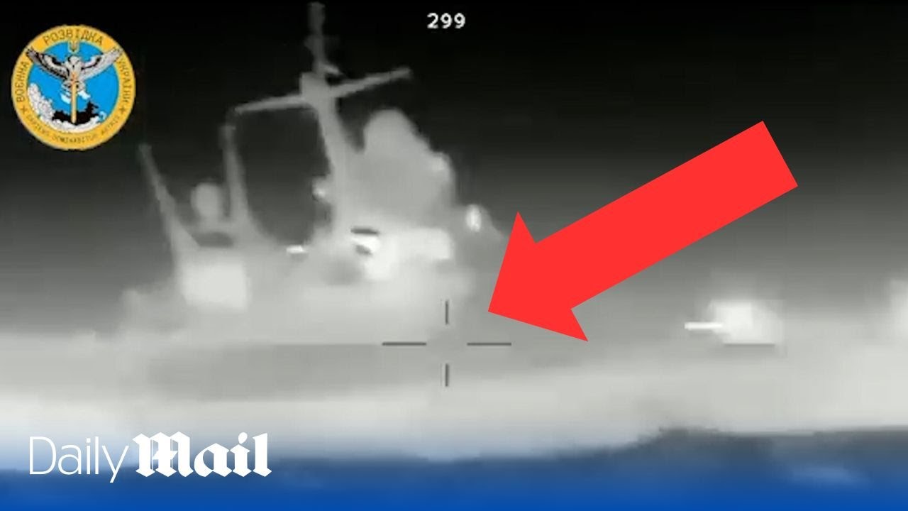 Ukrainian sea drones attack two Russian warships in the Black Sea - The ...