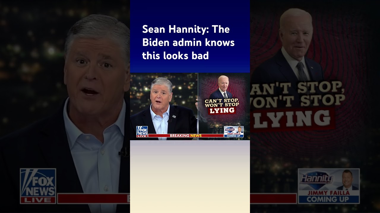 Sean Hannity: Can we trust Biden to be honest about anything? #shorts - The Global Herald