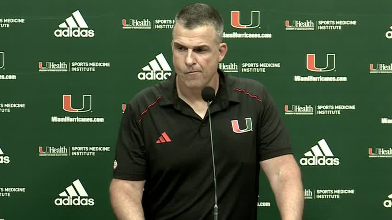 'We should've taken a knee.' - Miami coach Mario Cristobal on fumble vs ...