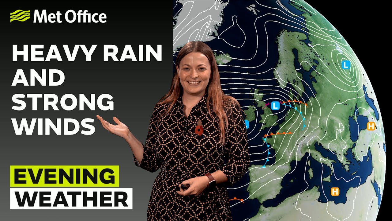28/10/23 – Heavy rain spreading northwards – Evening Weather Forecast ...