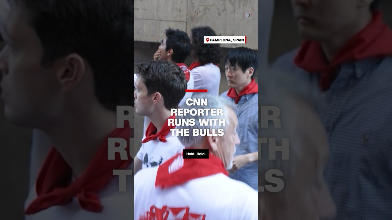 CNN reporter runs with bulls - The Global Herald