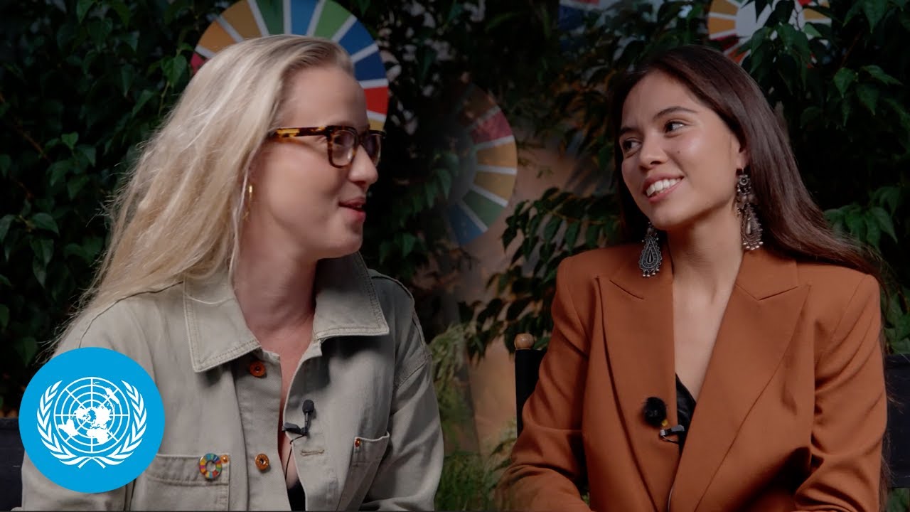 Alice Aedy meets Xiye Bastida | Creator Studio at the SDG Pavilion | # ...