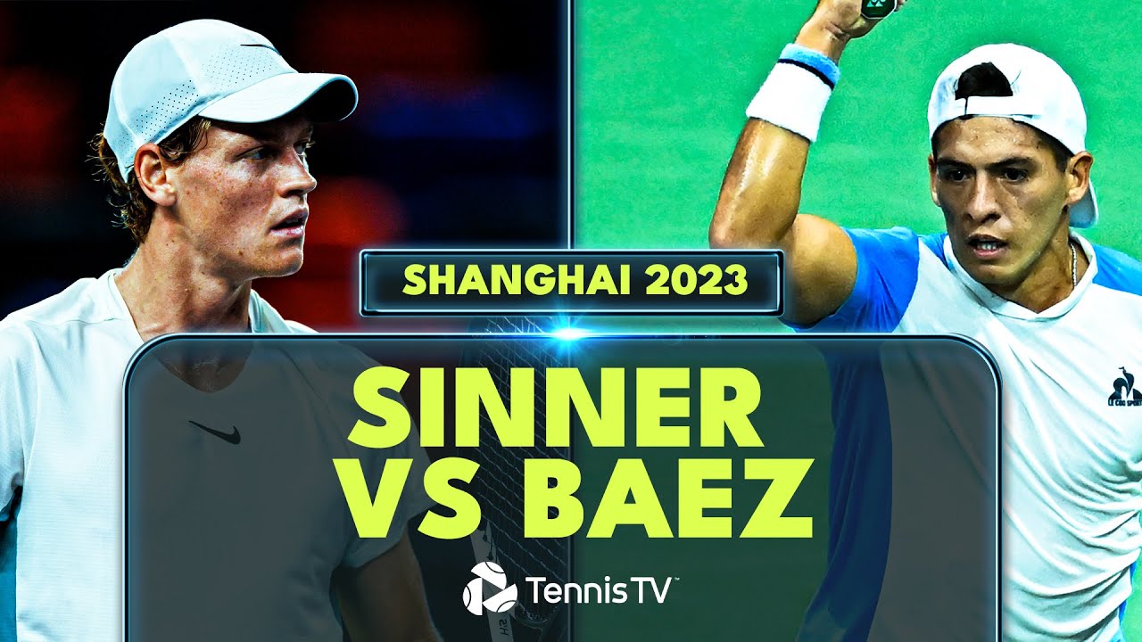 Jannik Sinner vs Sebastian Baez Entertaining Match | Shanghai 2023 Highlights - The Global Herald