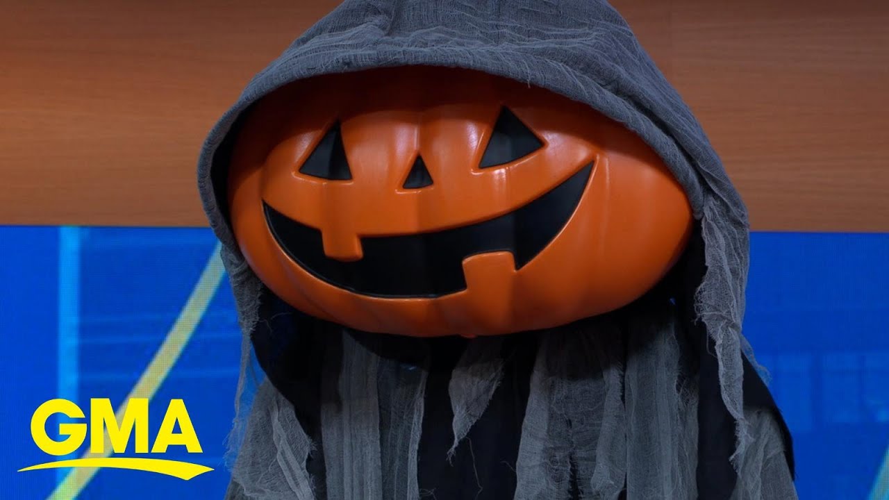 8-foot-tall ‘Lewis’ Halloween decoration goes viral l GMA - The Global ...