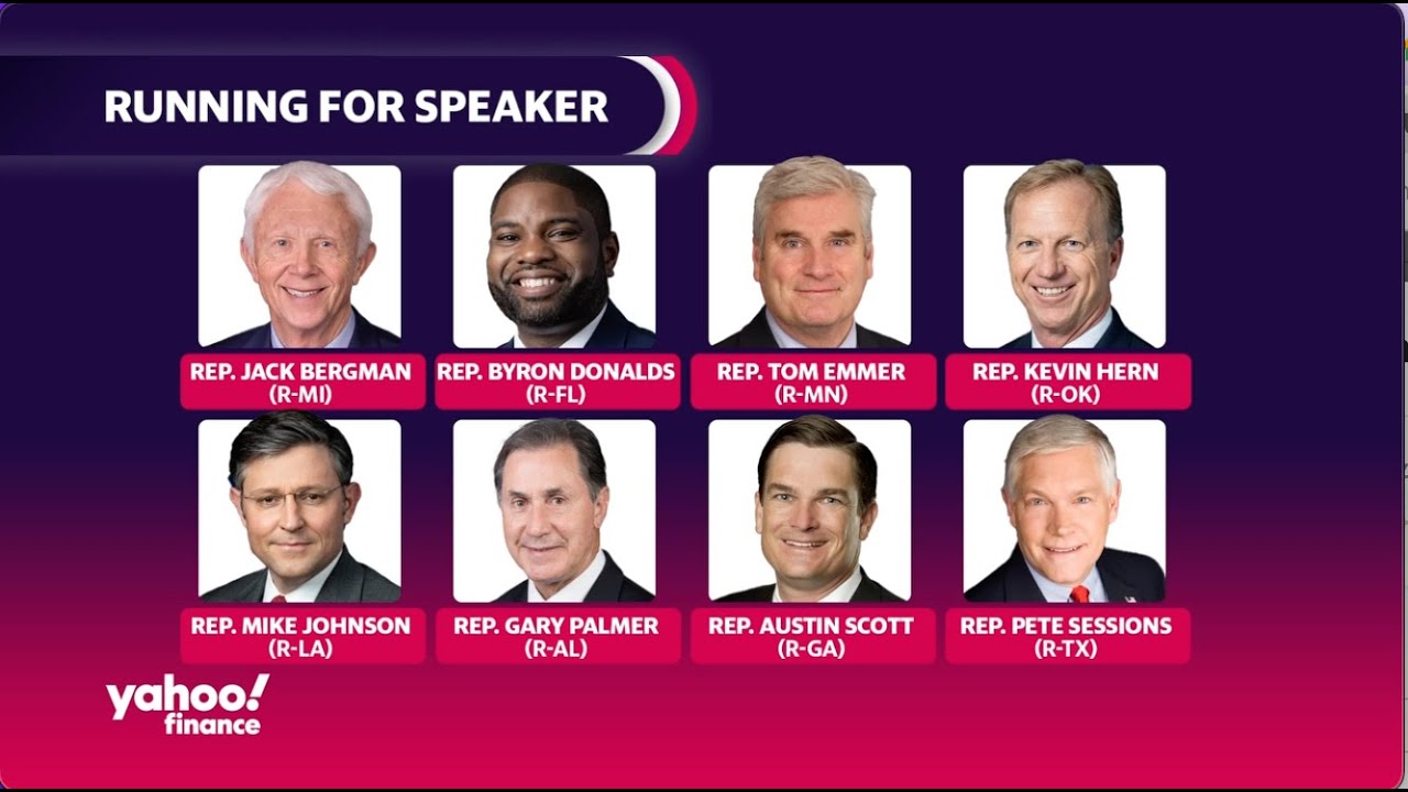 Eight Republicans announce their candidacy for Speaker of the House ...
