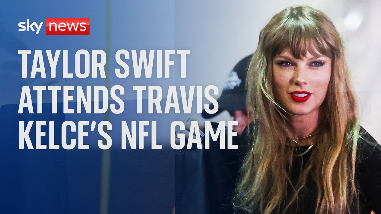 Taylor Swift arrives at reported boyfriend Travis Kelce's NFL game ...
