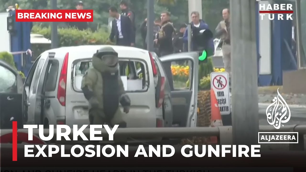Explosion and gunfire heard in the Turkish capital Ankara, according to ...