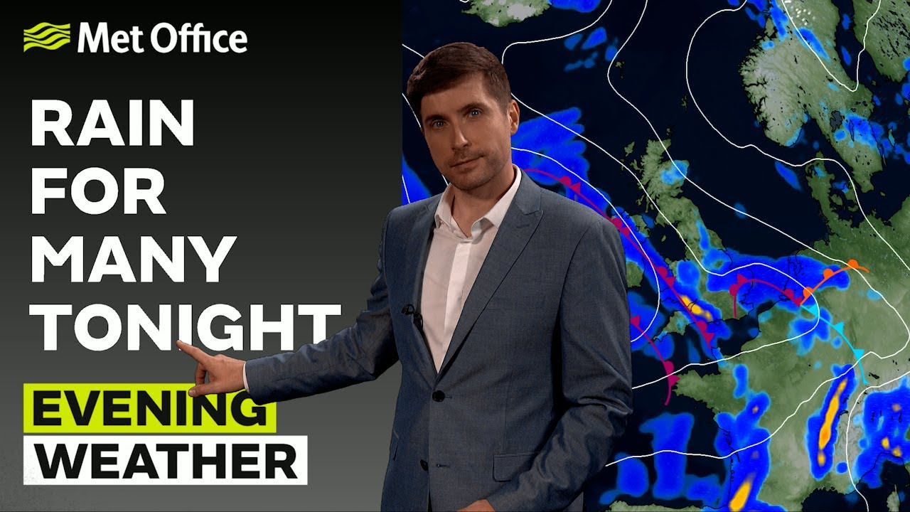 24/10/23 – Wet and Cloudy in the South– Evening Weather Forecast UK ...