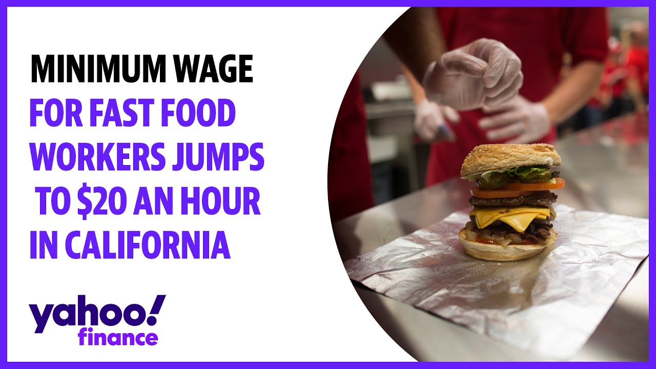 Minimum wage set to rise to $20 per hour for fast food workers in ...