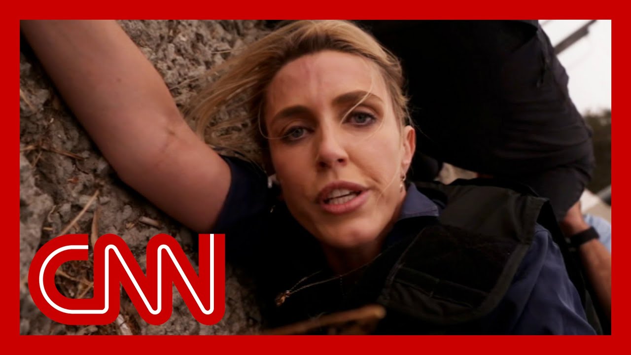 CNN team ducks from 'massive barrage of rockets' near Israel-Gaza ...