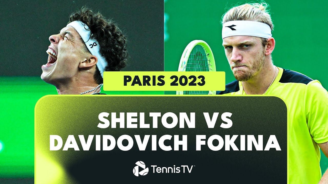 Ben Shelton vs Alejandro Davidovich Fokina Highlights | Rolex Paris ...