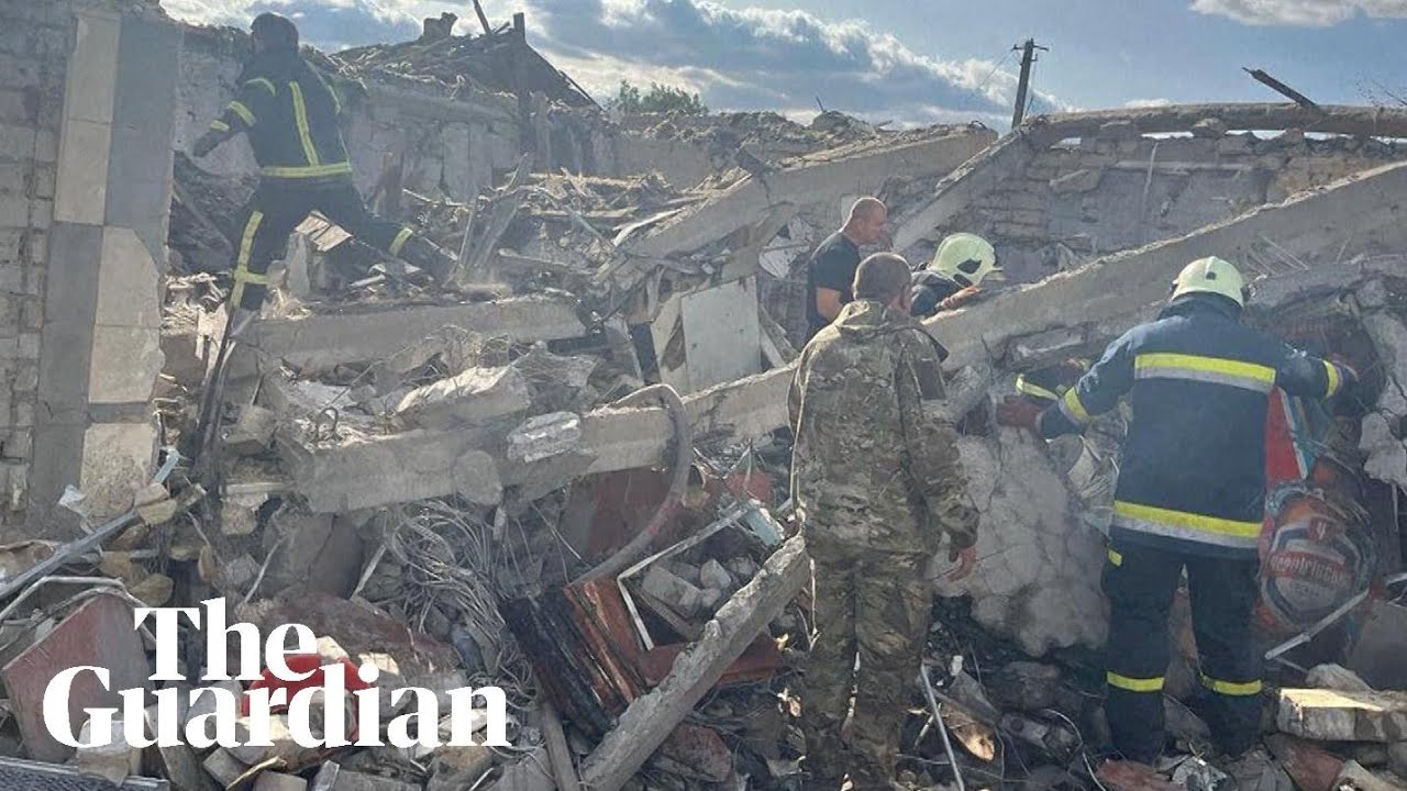 Russian strike destroys entire food market leaving at least 49 dead ...