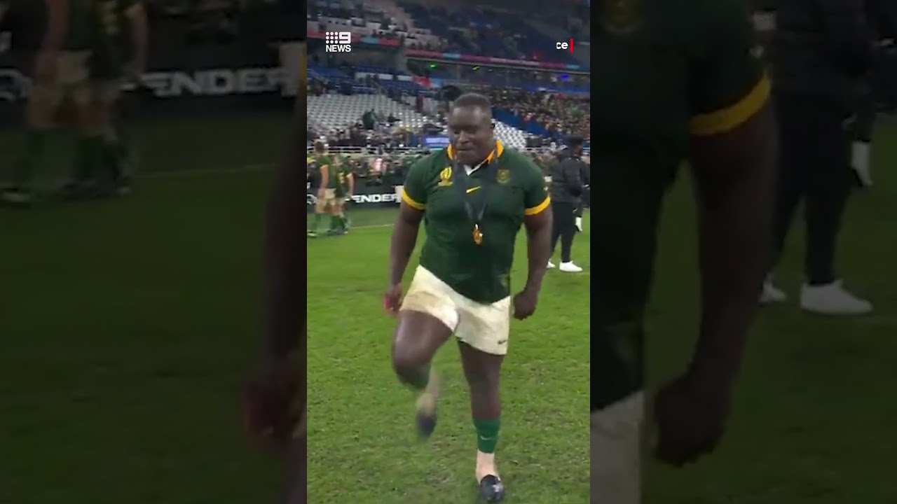 Springboks player boogies after World Cup victory - The Global Herald