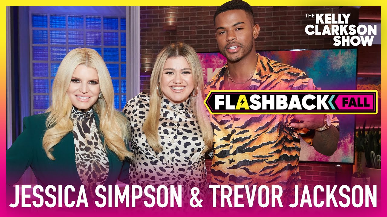 Jessica Simpson & Trevor Jackson Rock Animal Print With Kelly Clarkson ...
