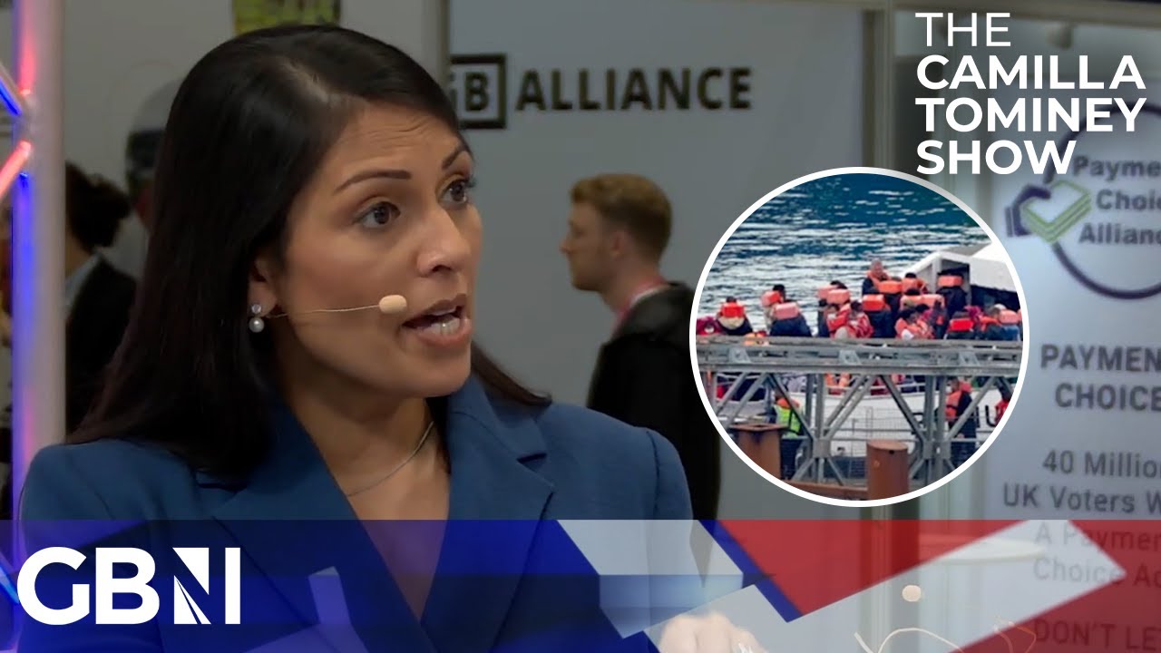 'Let's focus on stopping the boats!' | Dame Priti Patel at Tory party ...