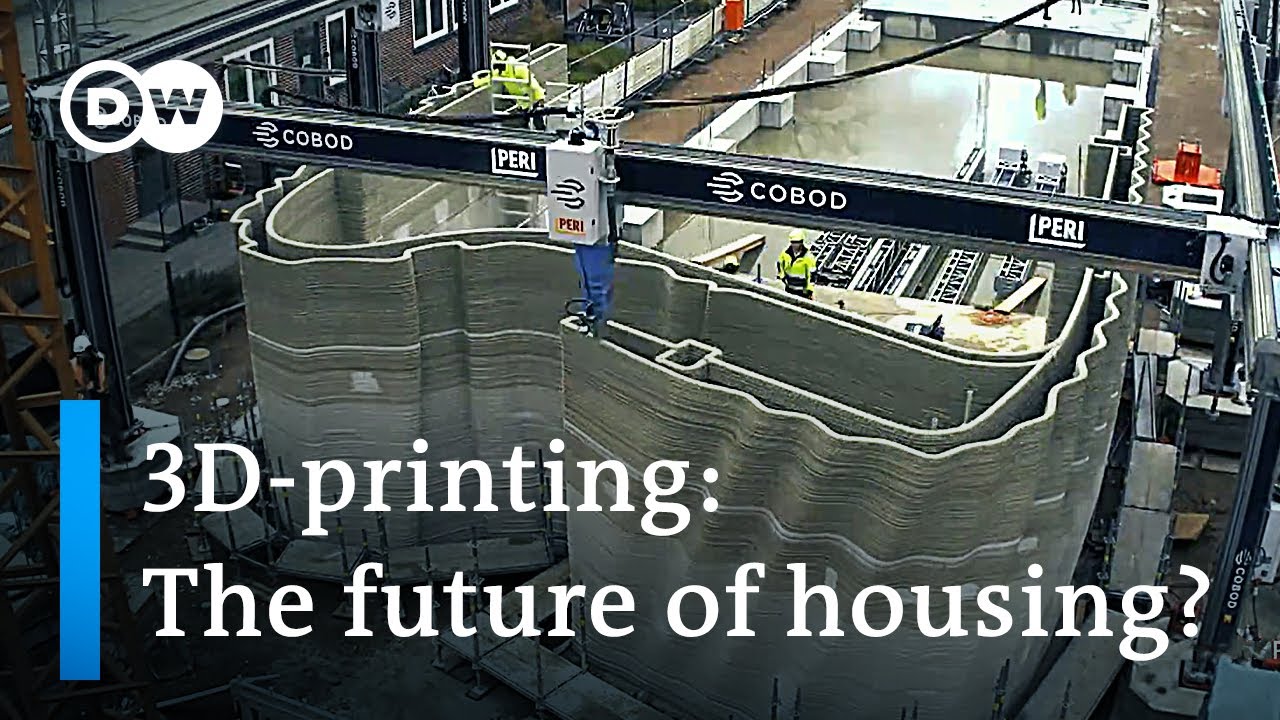 How Europe's biggest 3D-printed building is being constructed | DW News ...