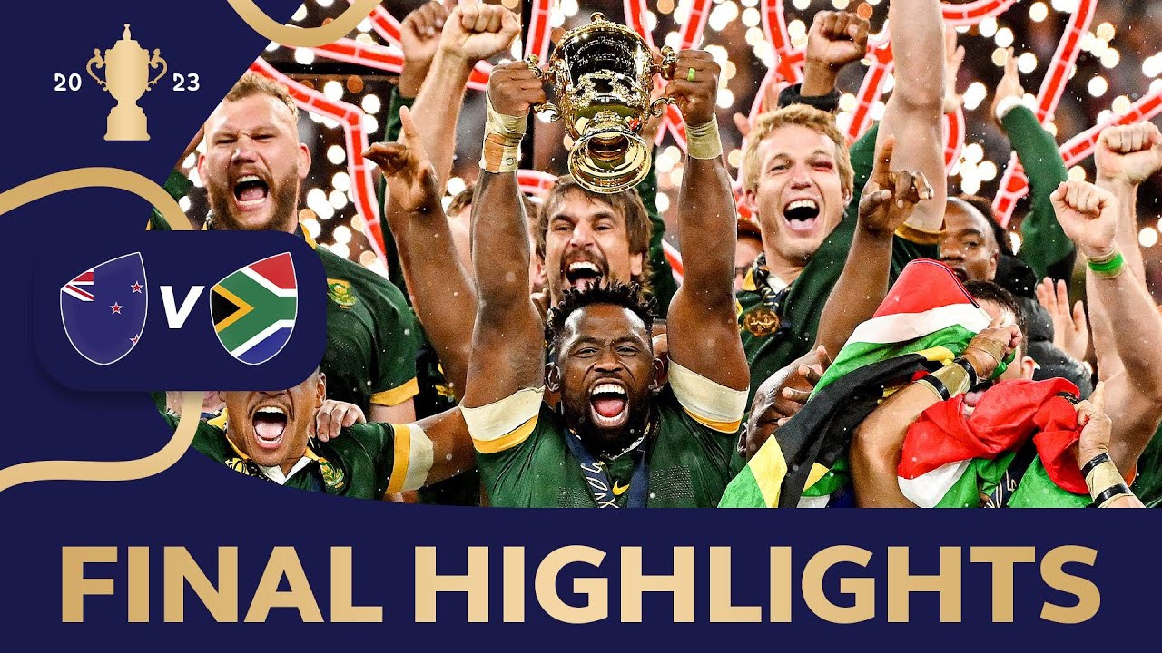 Most DRAMATIC Rugby World Cup final ever | New Zealand v South Africa ...