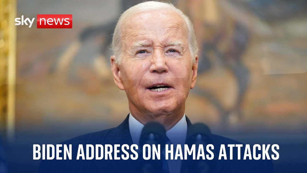 Watch live: US President Joe Biden delivers address on the Hamas attacks on Israel - The Global ...