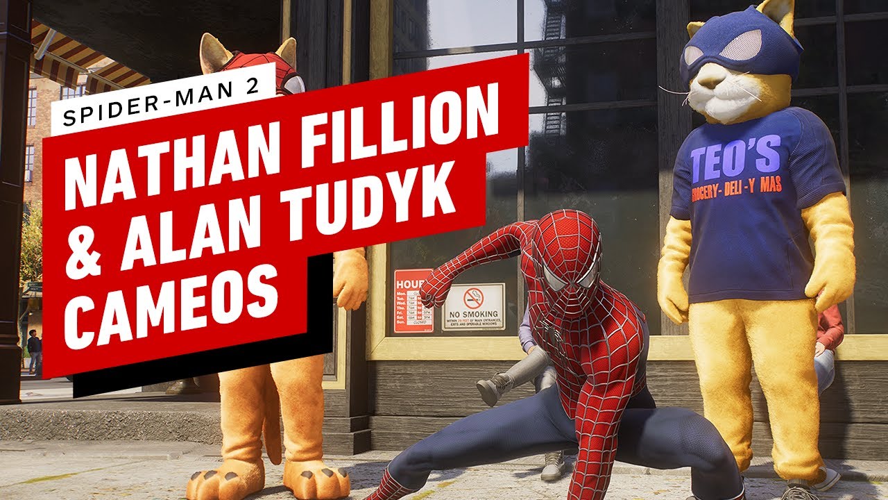 Spider-Man 2 Easter Egg - Nathan Fillion and Alan Tudyk Bodega Cat ...