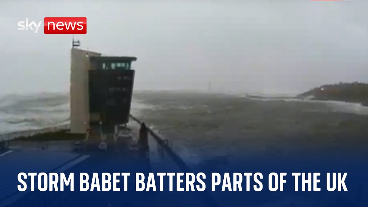 Watch Storm Babet live: Severe weather warnings in place in parts of UK ...