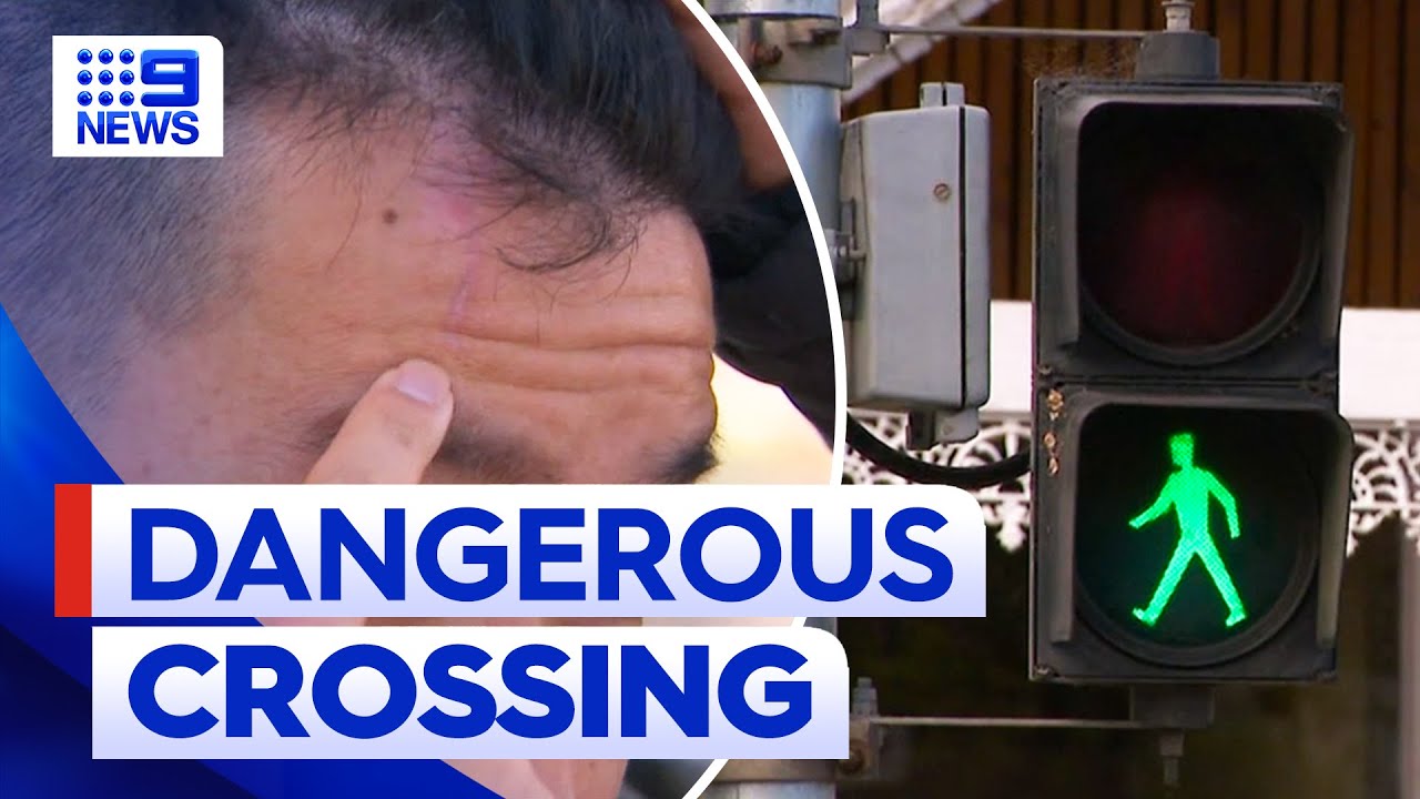 Pedestrian crossing labelled Melbourne’s most dangerous | 9 News ...