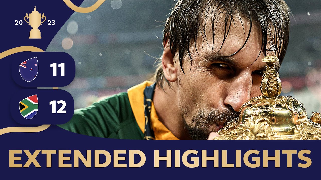 EXTENDED HIGHLIGHTS! | Rugby World Cup 2023 final | New Zealand v South ...