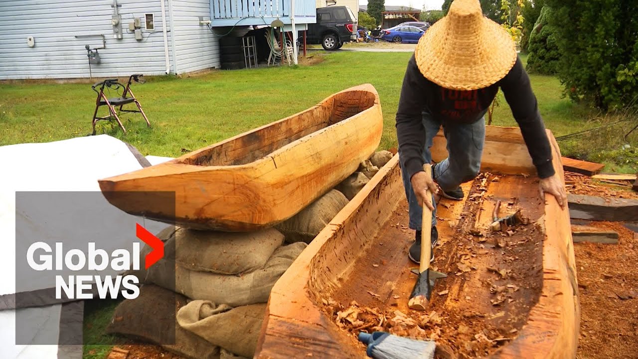 1st ocean-going canoe in decades being built in BC First Nation - The ...