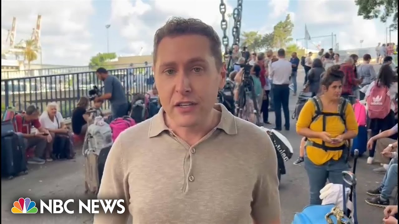 NBC News' Josh Lederman reports from Haifa where U.S. citizens await ...