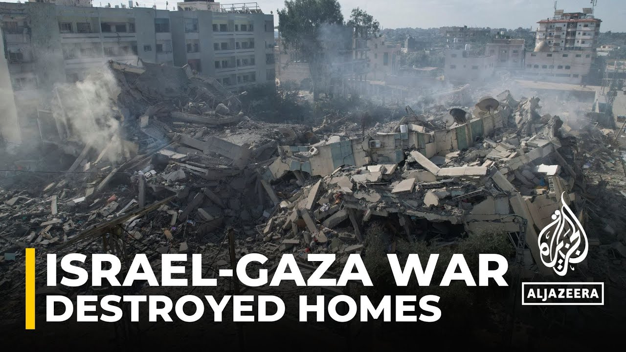 Israeli attacks destroyed homes and buildings in Al Zahra, southern ...