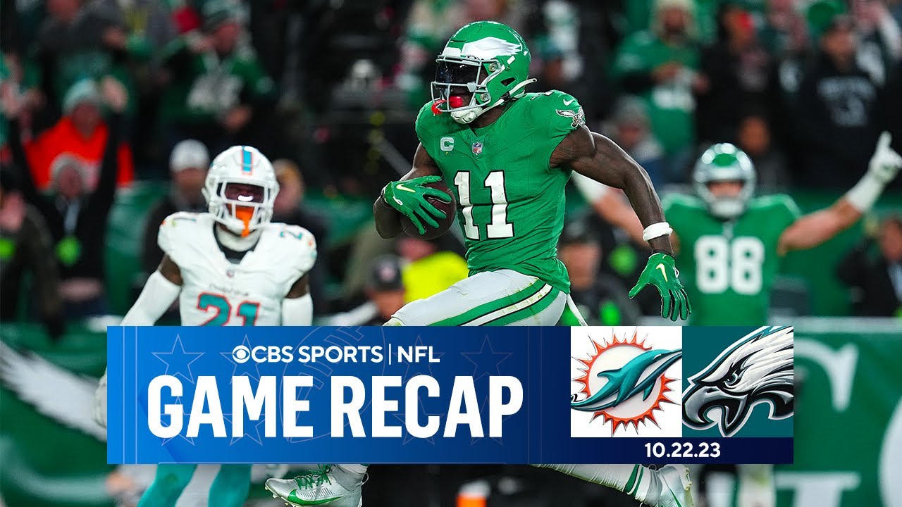 Hurts, Brown LEAD Eagles to win over Dolphins | Game Recaps | CBS ...