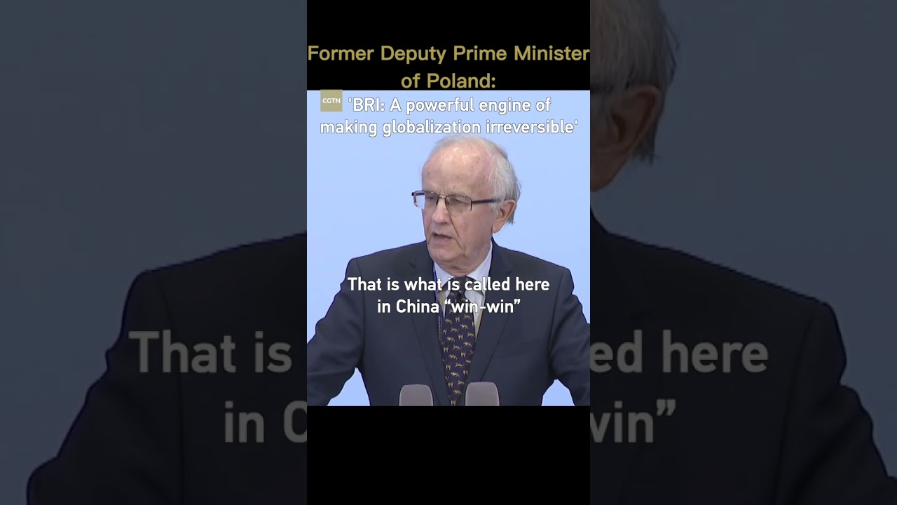 Former deputy PM of Poland: BRI is a powerful engine for making ...