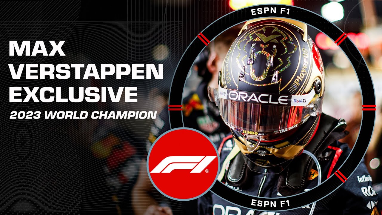 Max Verstappen 2023 World Championship Interview | ESPN F1 - The Global ...