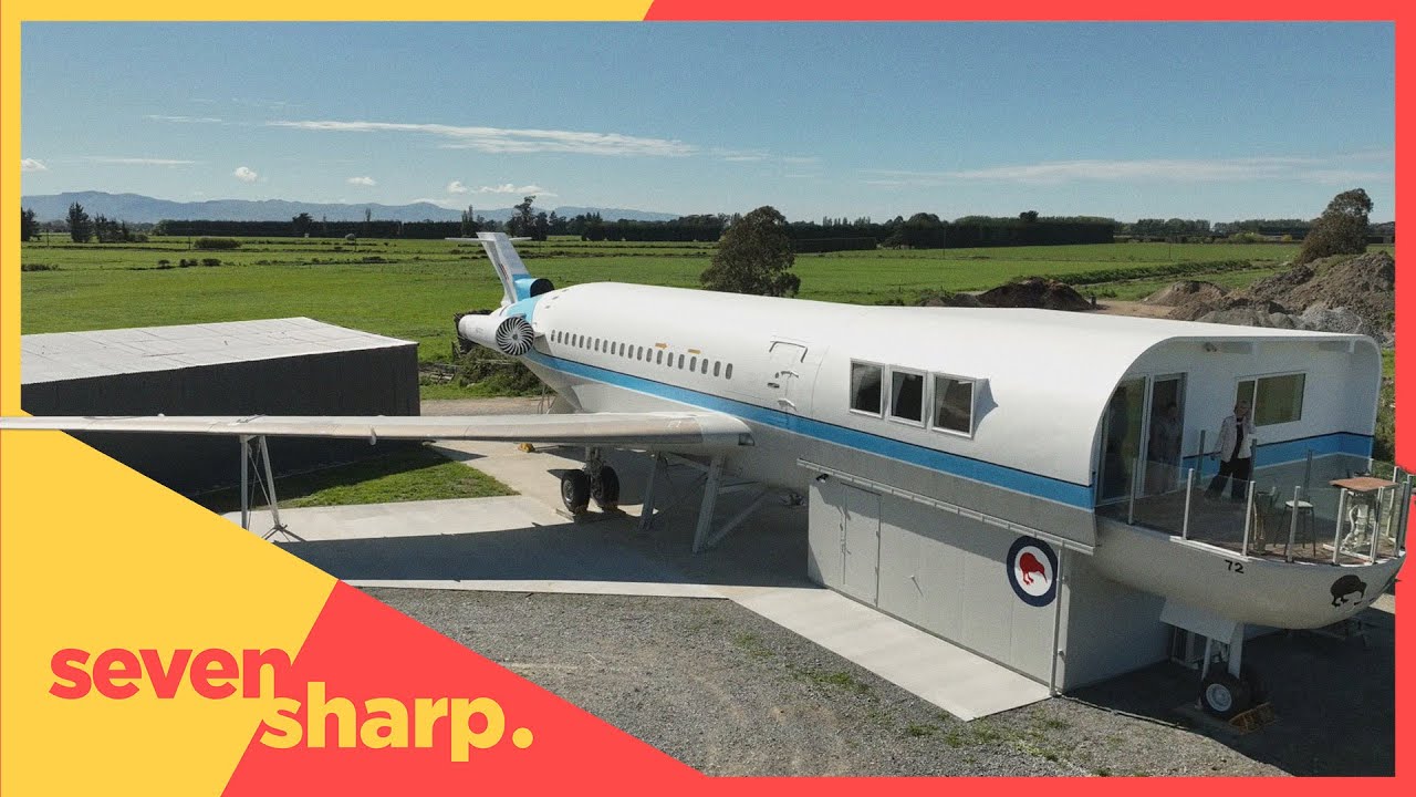 Boeing 727 transformed into a stunning Canterbury home | Seven Sharp ...