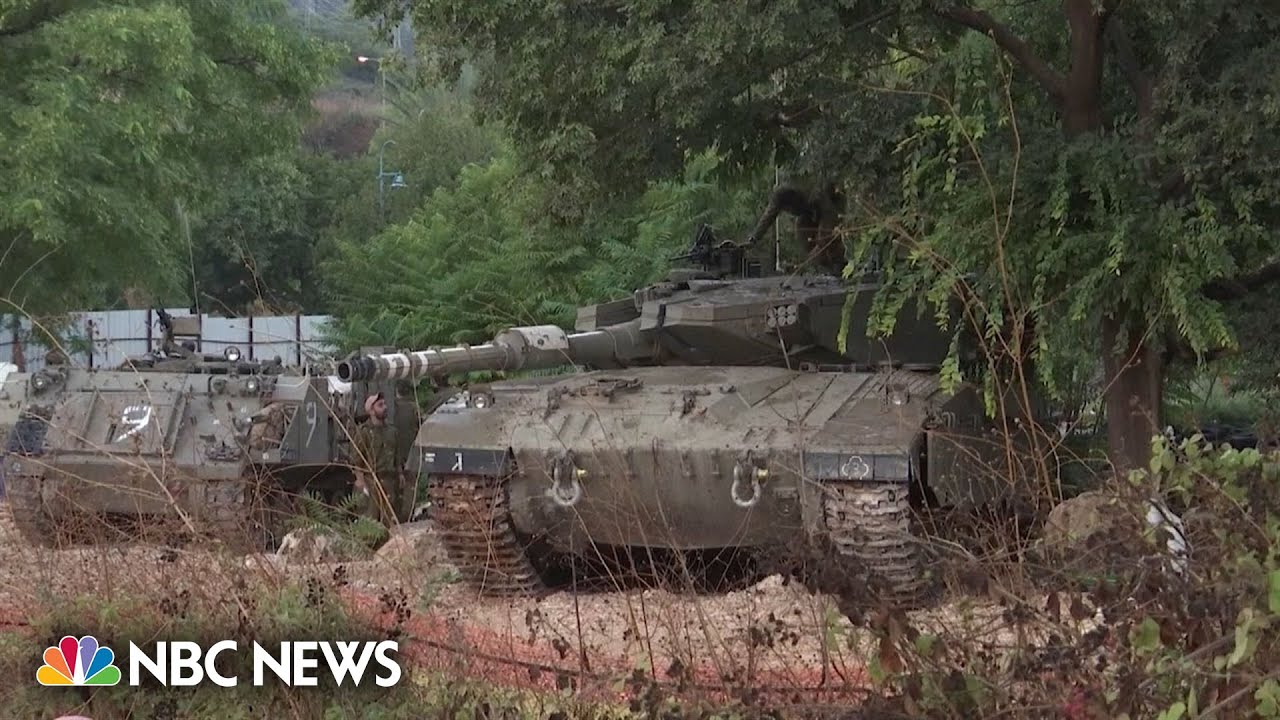 Israeli tanks deploy near Lebanese border amid high tensions - The ...