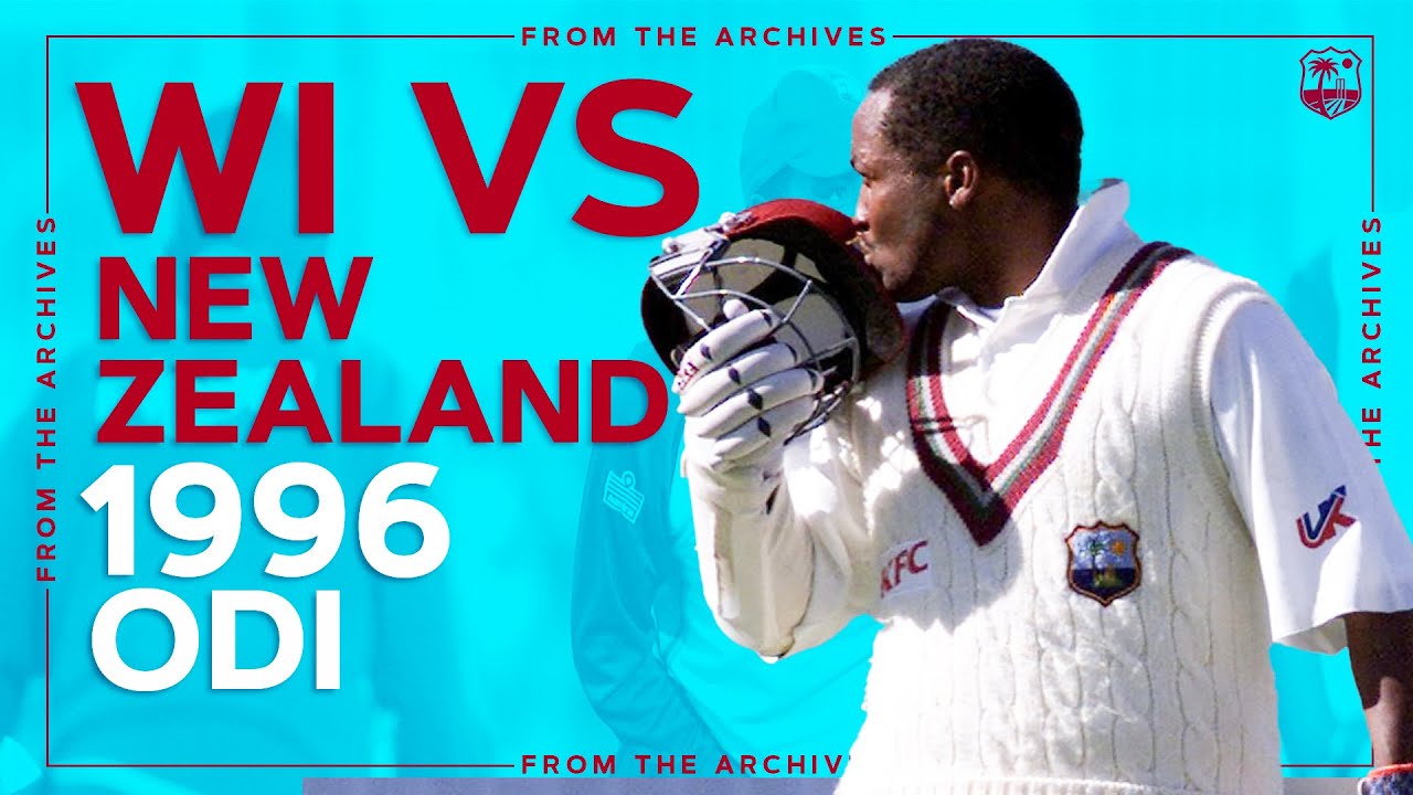 Brian Lara & Phil Simmons Hit Centuries | West Indies v New Zealand ...