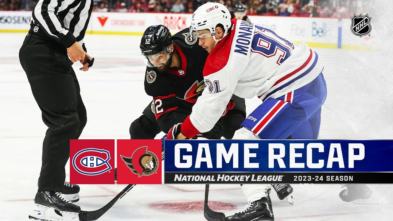 Canadiens @ Senators 10/7 | NHL Highlights 2023 - The Global Herald