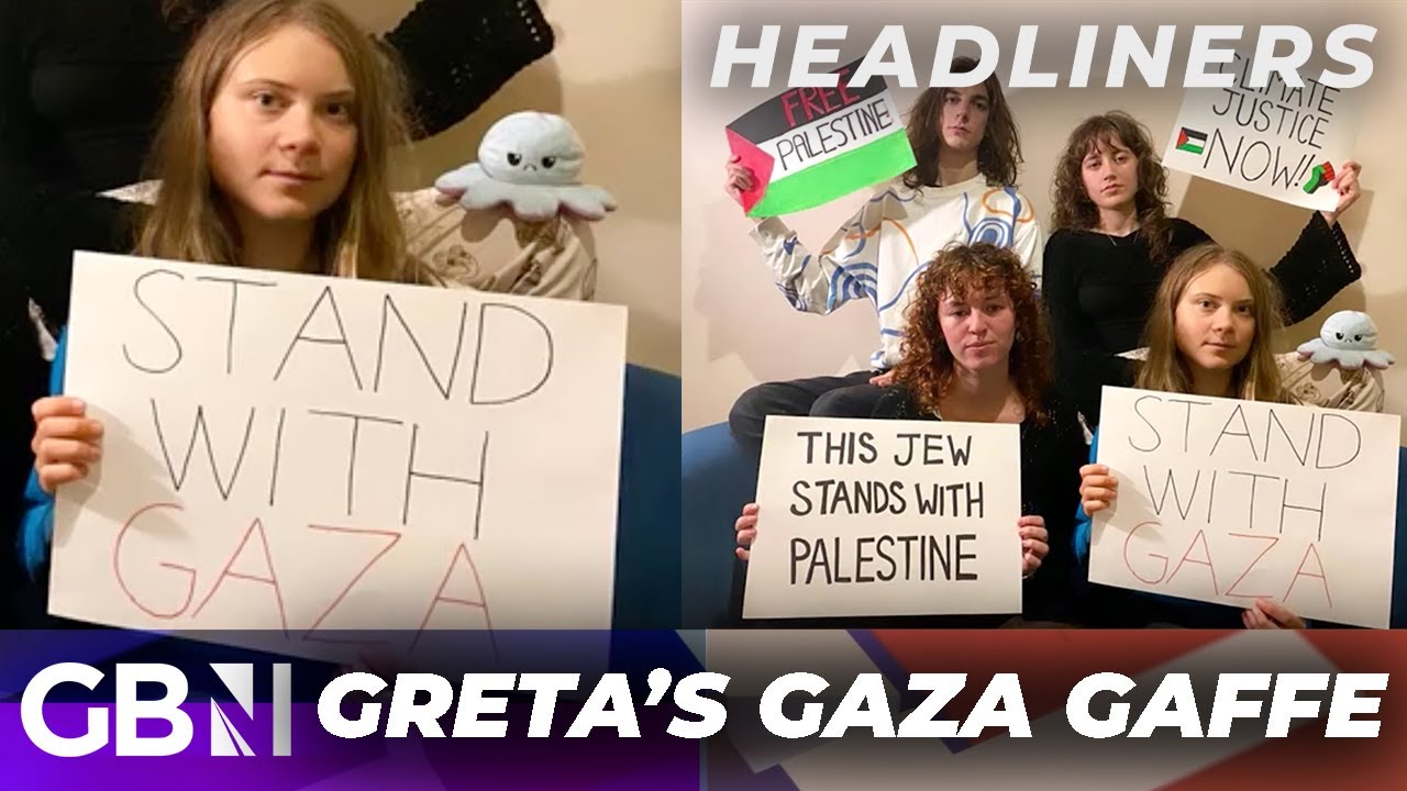 Greta's Gaza Gaffe | Thunberg sparks fury for 'I Stand With Gaza' post ...
