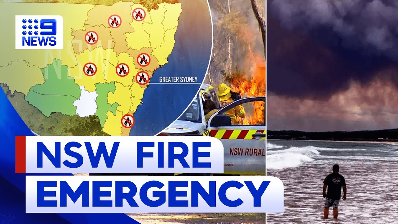 Fire crews battle Sydney bushfires as temperatures continue to soar | 9 ...