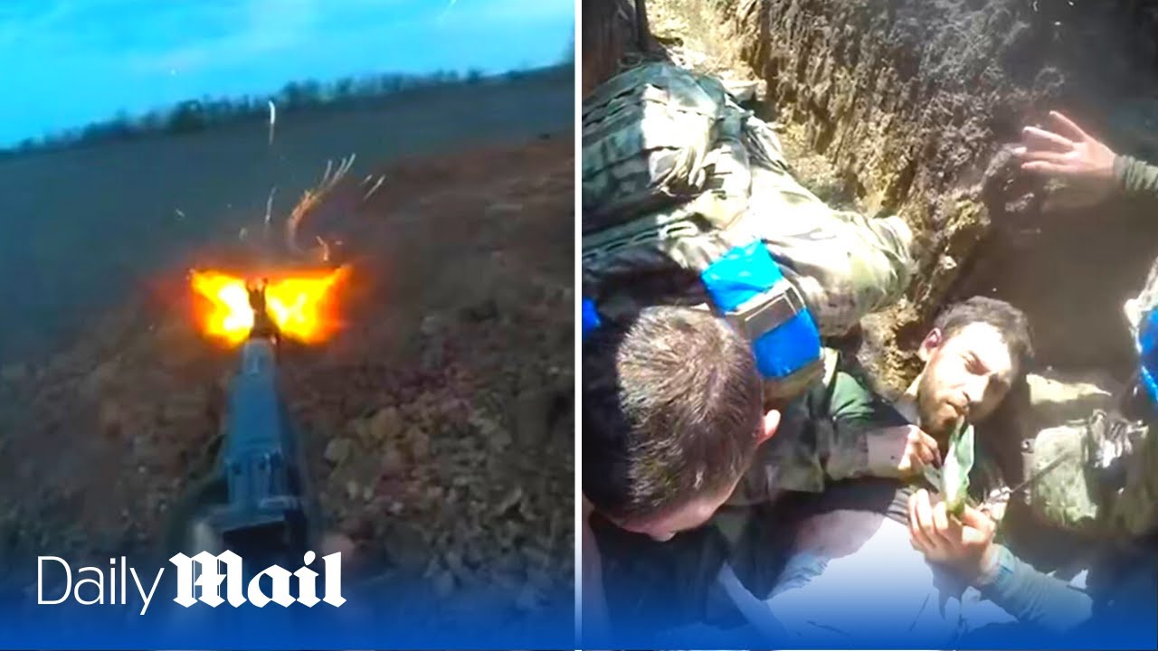 Ukraine medic gets into gun battle and saves the lives of his comrades ...