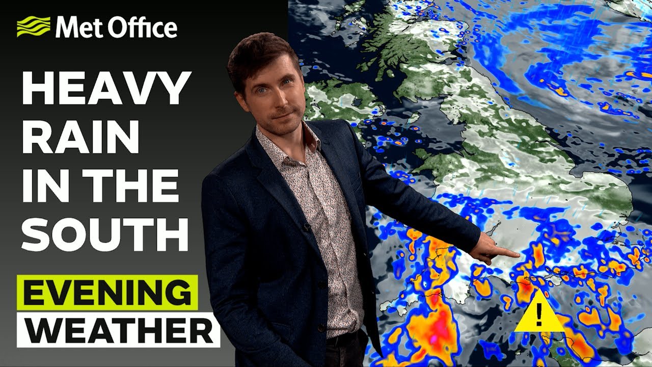24/10/23 – Wet and Cloudy in the South– Evening Weather Forecast UK ...