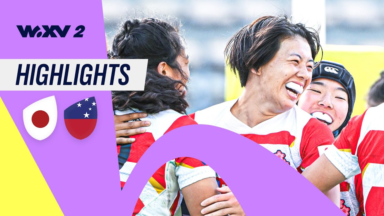 Japan sublime for bonus-point win | Japan v Samoa | WXV2 Highlights ...