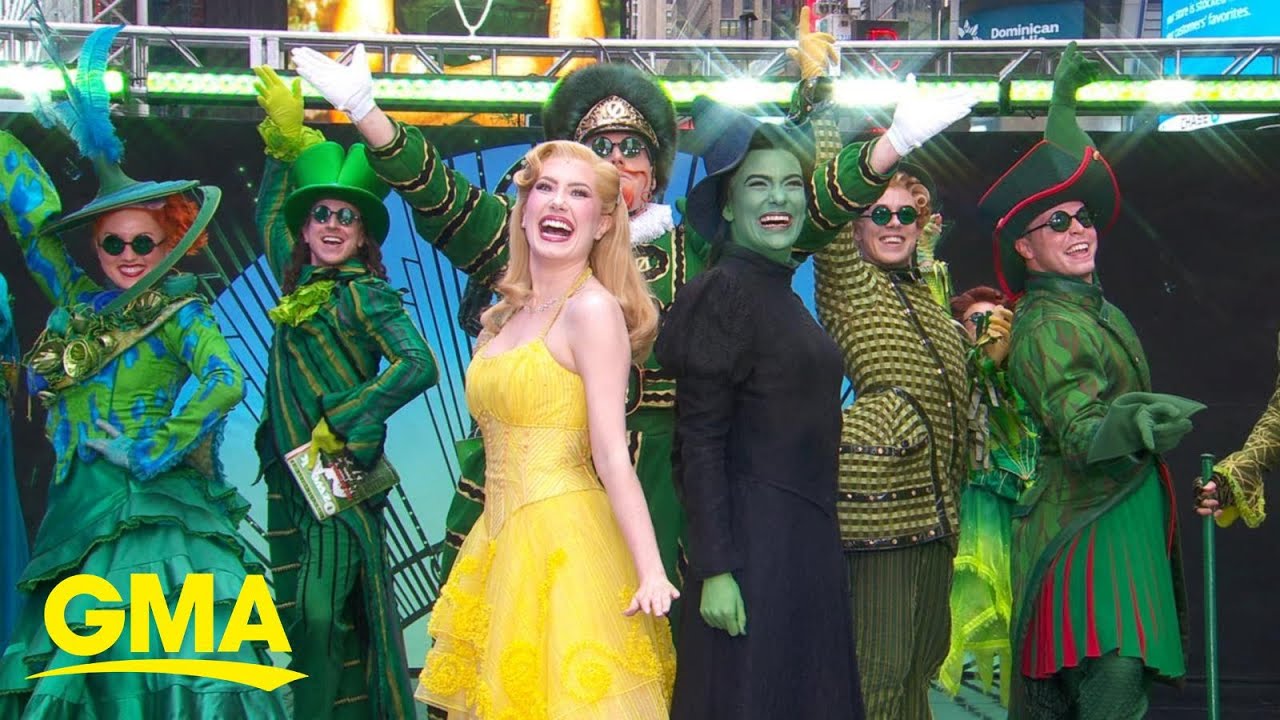 The cast of 'Wicked' performs 'One Short Day' on 'GMA' l GMA - The ...